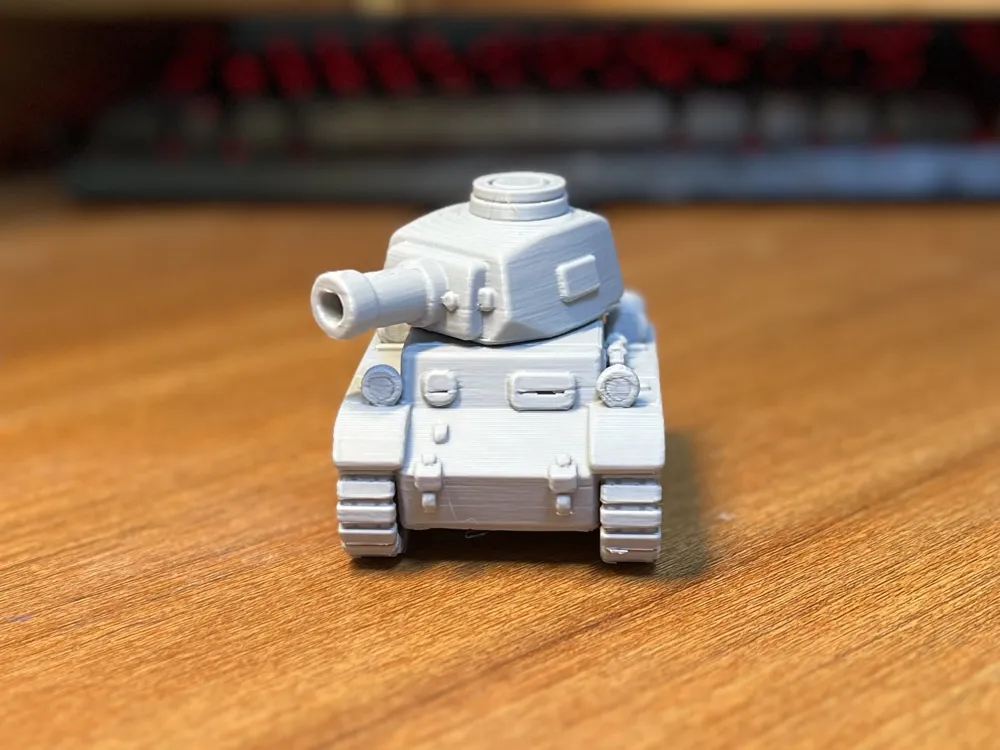 Cute Panzer IV by D-studio MakerWorld: Download Free 3D Models