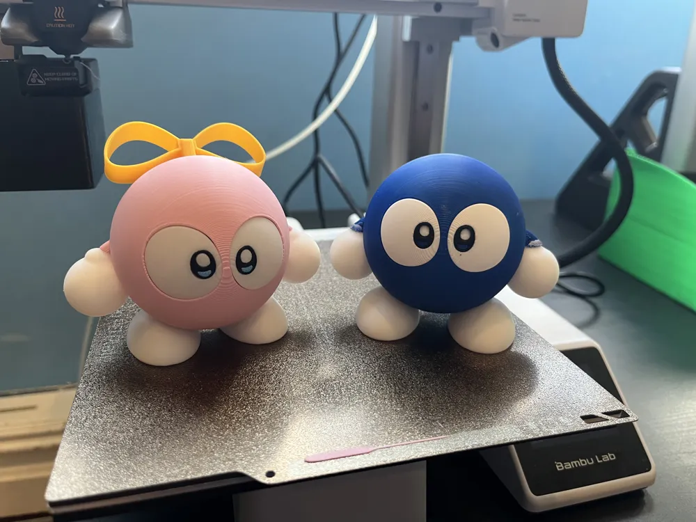 Fololo and Falal from Kirby, Colored and No AMS by Ringo 3D Prints ...