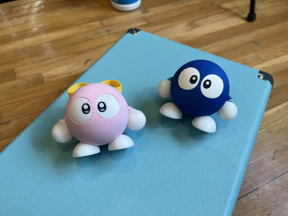 Fololo and Falal from Kirby, Colored and No AMS by Ringo 3D Prints ...