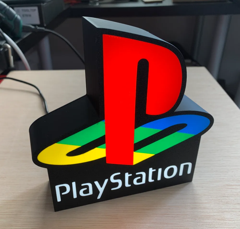 Playstation lamp (6 colors and 1 AMS explanation) Remixed by McFly ...