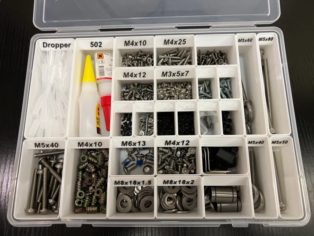 Screw Storage Box 2.0 by EricYC - MakerWorld