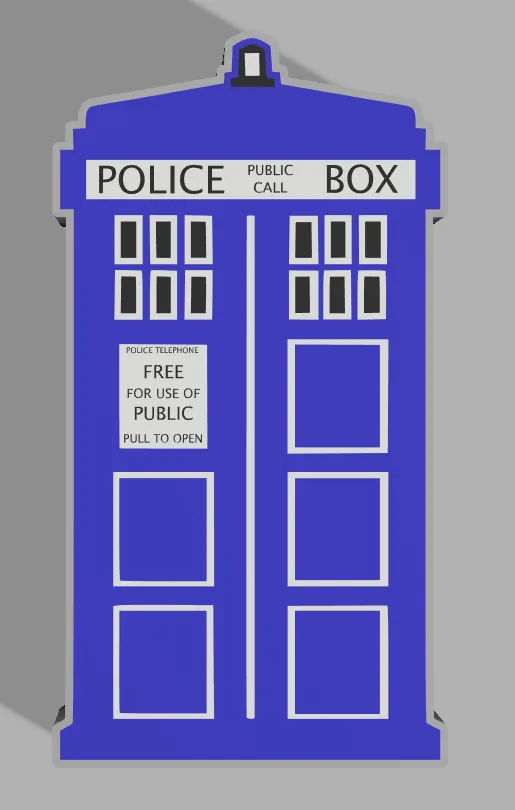 Dr. Who Tardis Lightbox by KF Designs - MakerWorld