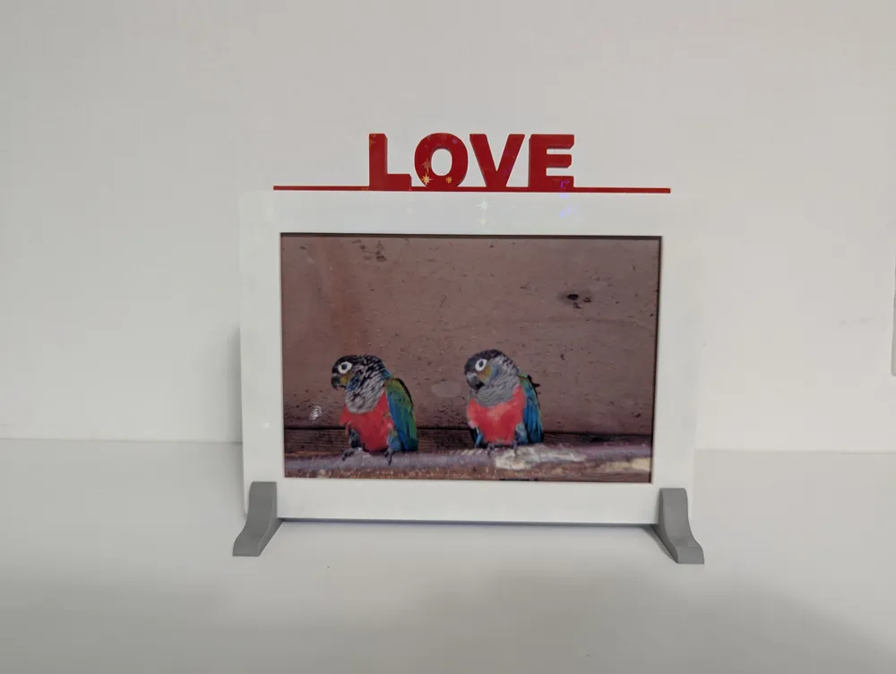 Customizable Picture Frame 10x15 with Title - Free 3D Print Model ...