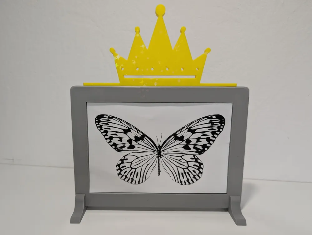 Picture frame 10x15 with universal title by MPD_3D MakerWorld: Download Free 3D Models