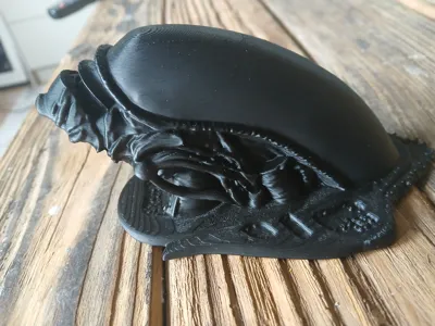 Alien head Xenomorph by Adelheid666 MakerWorld: Download Free 3D Models