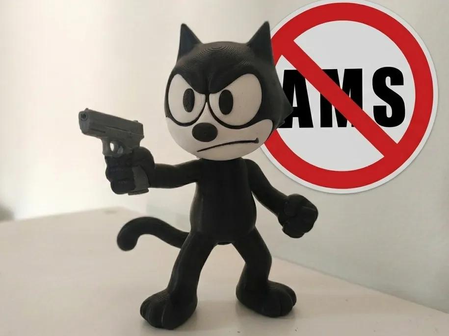 Felix the Cat: Action Edition - Free 3D Print Model - MakerWorld