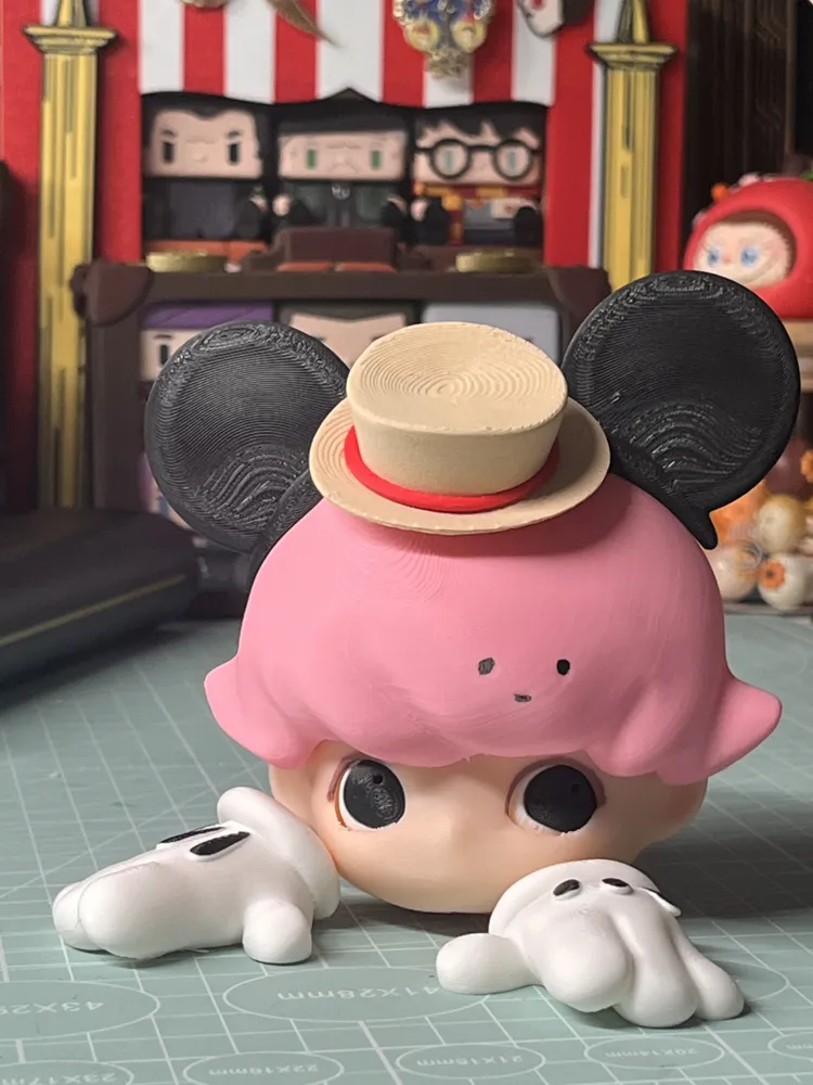 Mickey dimoo tissue box decoration by 狸狸子 MakerWorld: Download Free 3D ...