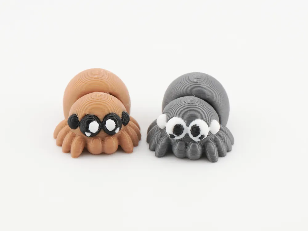 Flexi Mini Spider - Articulated Fidget Toy - Free 3D Print Model ...