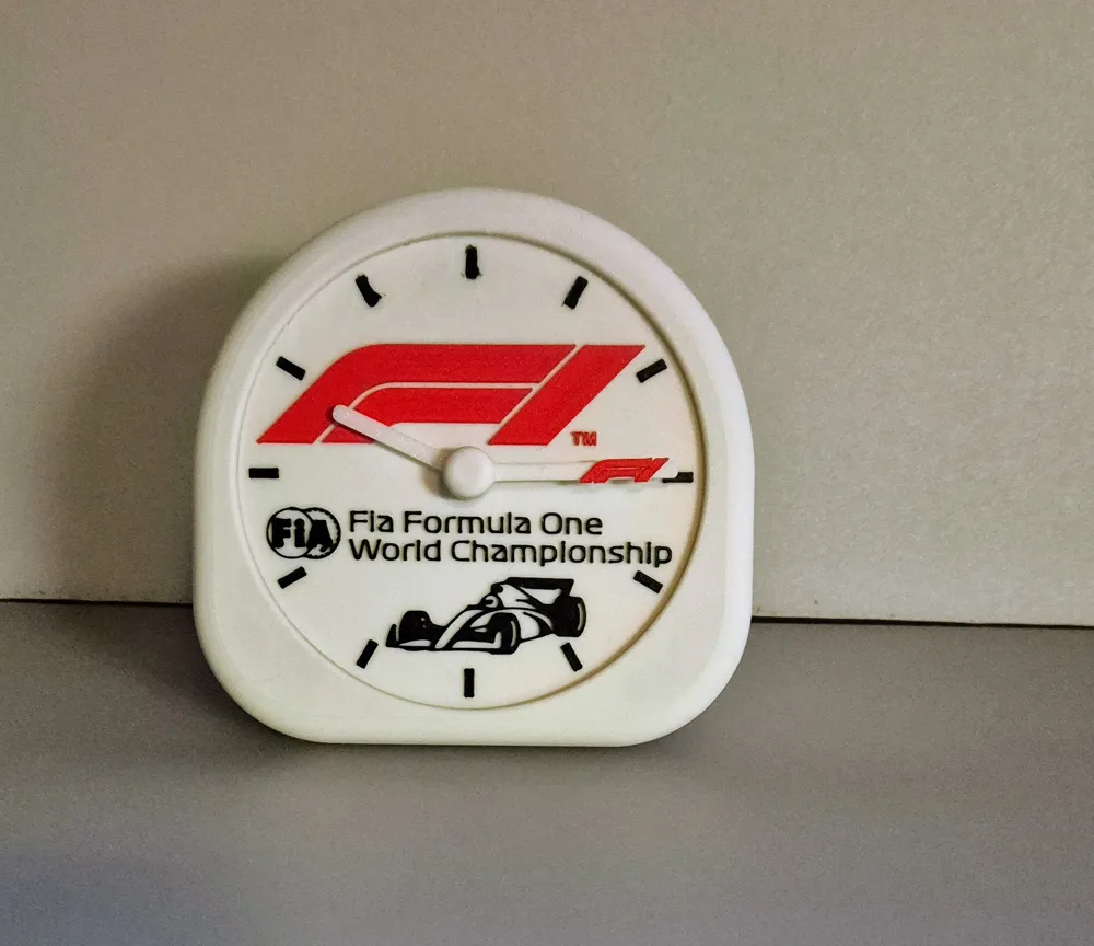 Formula 1 Teams, table clock, Ferrari, Mercedes, FIA by JLA1mini ...