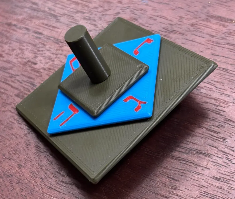 Dreidel Kit (Hardware and 100% printable options) - Free 3D Print Model ...