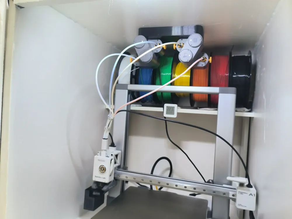 A1/A1mini 封箱 AMS-Lite 置顶方案 来自 吃国际版土豆长大的国际版马铃薯 MakerWorld：免费下载 3D 模型