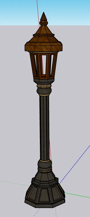 MrJ Old Street Lamp HO Scale by MrJ - MakerWorld