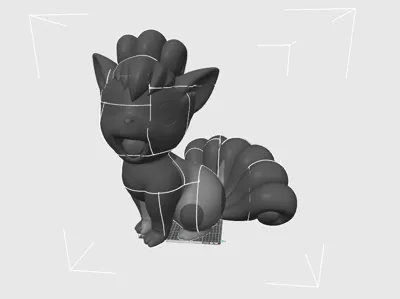 Life Sized Multi-Part Vulpix by Lukabraski MakerWorld: Download Free 3D ...