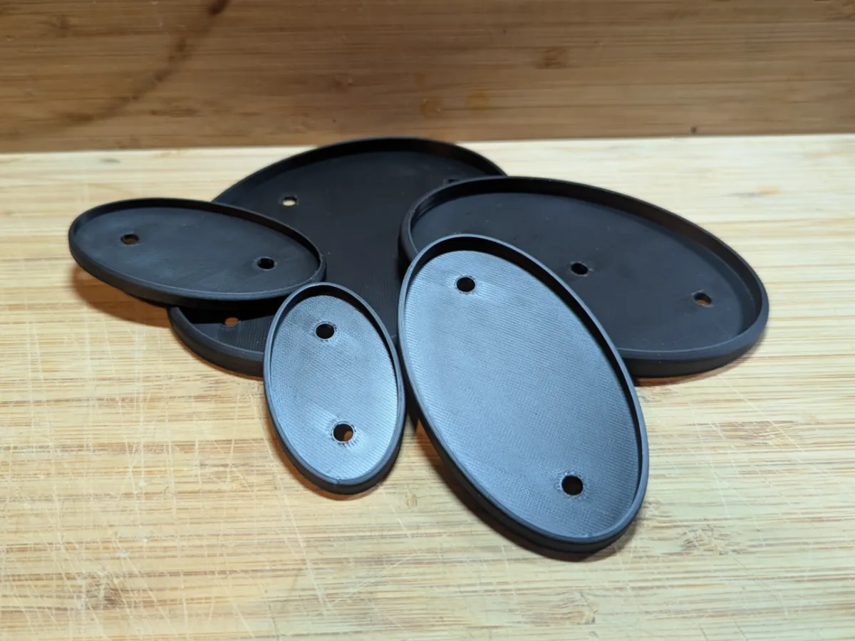 Hollow Oval Wargaming Bases - Free 3D Print Model - MakerWorld