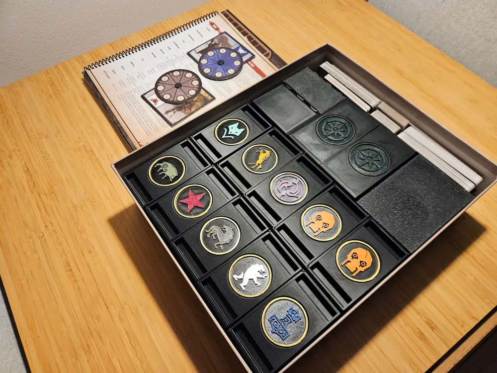 Scythe box organizer - 9 factions in original box - Free 3D Print Model ...