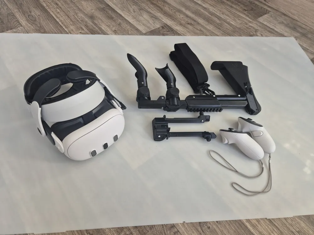 Coronha Tática para Meta Quest 3&2 2.0–Bipé - Modelo gratuito para ...