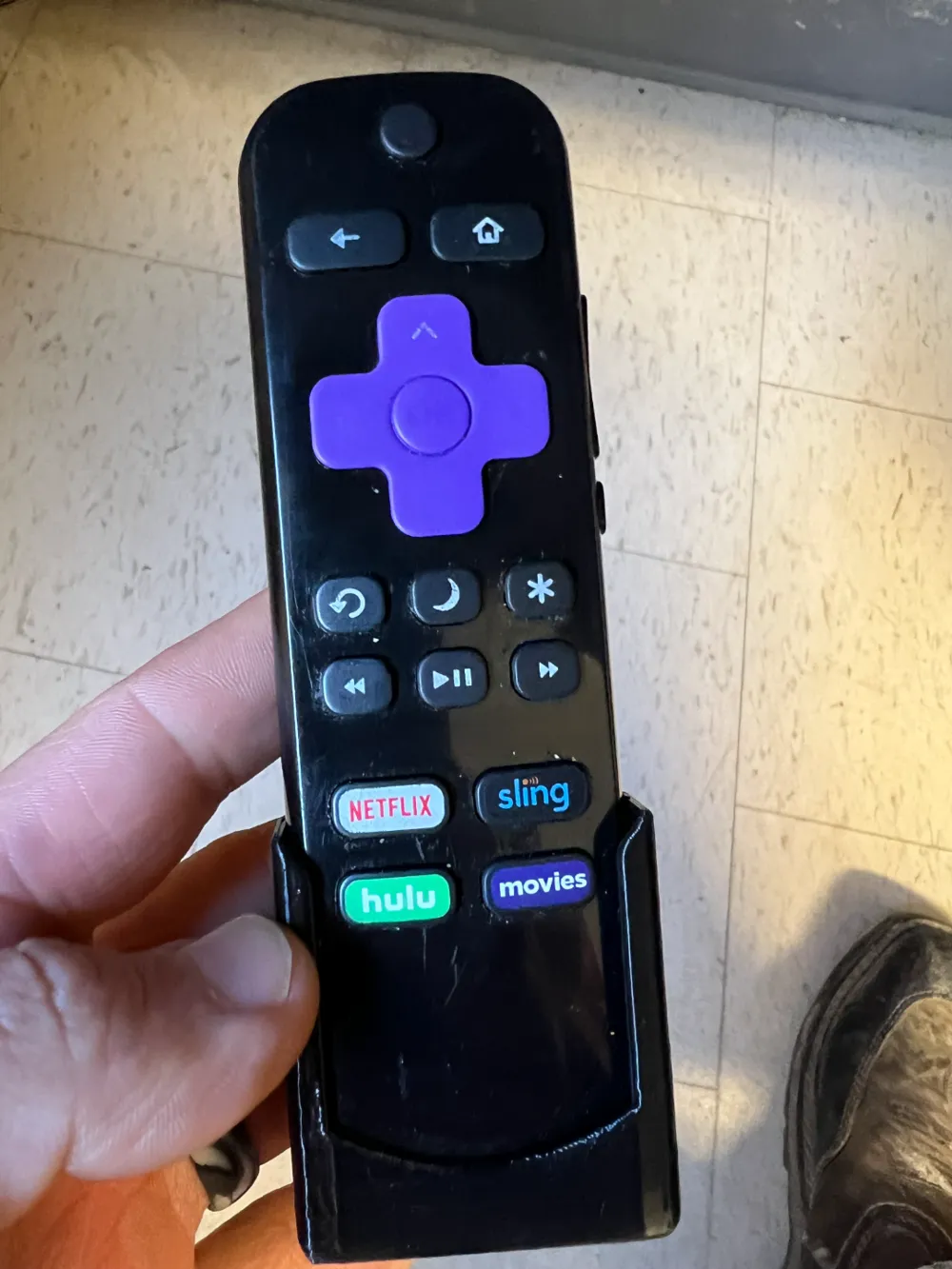 Roku TV Tile Remote Battery Cover by REsliced - MakerWorld
