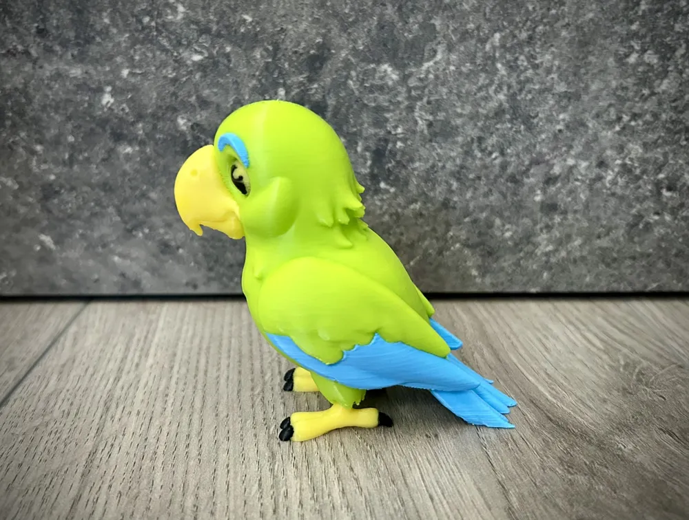 Parrot Ara Macaw Figurine Toy Animal Bird AMS by WholeAnimal MakerWorld ...