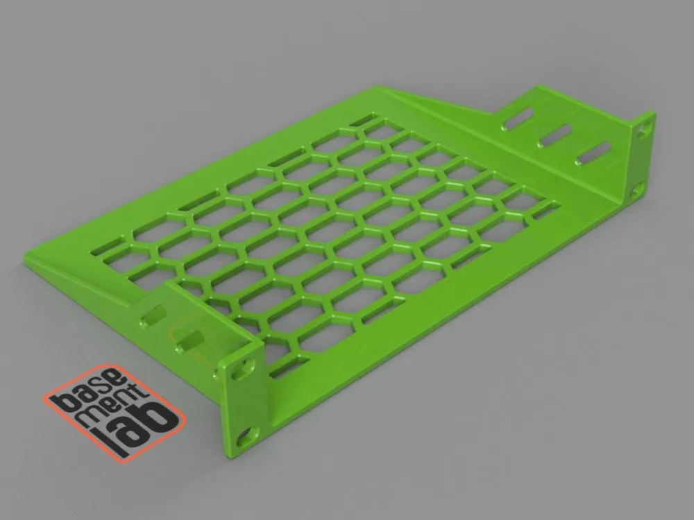 Rack Tray 10" 1U Mount Universal Rack Shelf by BasementLAB MakerWorld ...