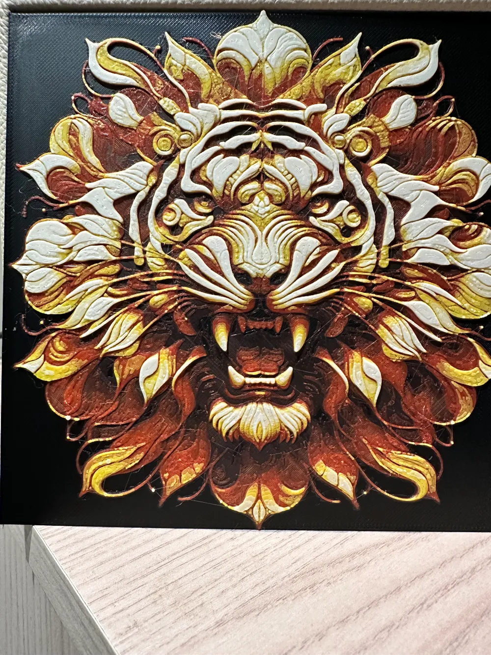 LION KINSTUGI ( HueForge) by Lov3d - MakerWorld