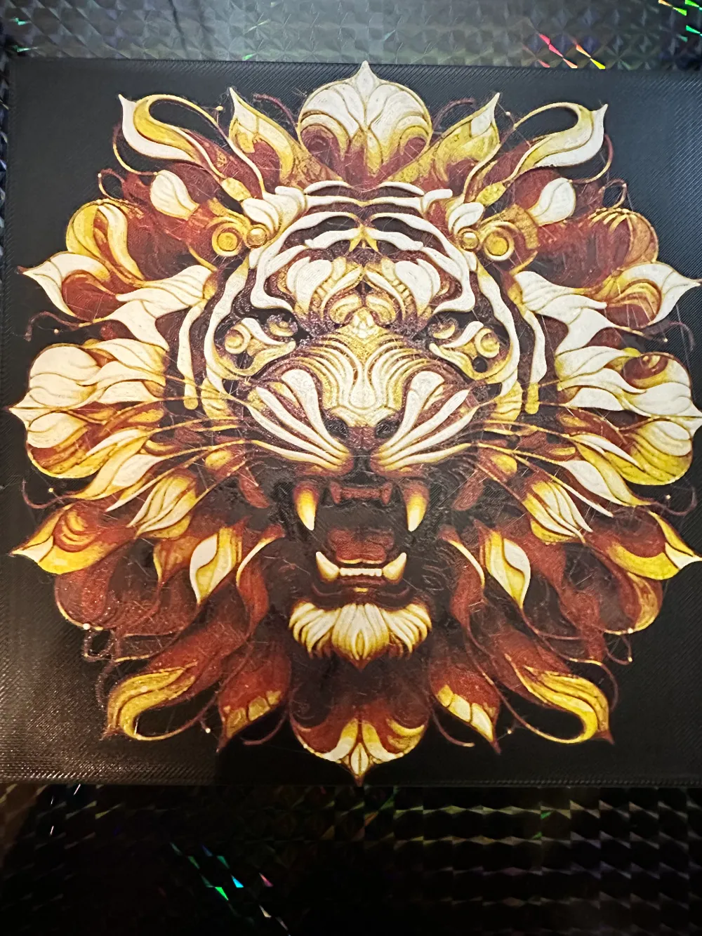 LION KINSTUGI ( HueForge) by Lov3d - MakerWorld