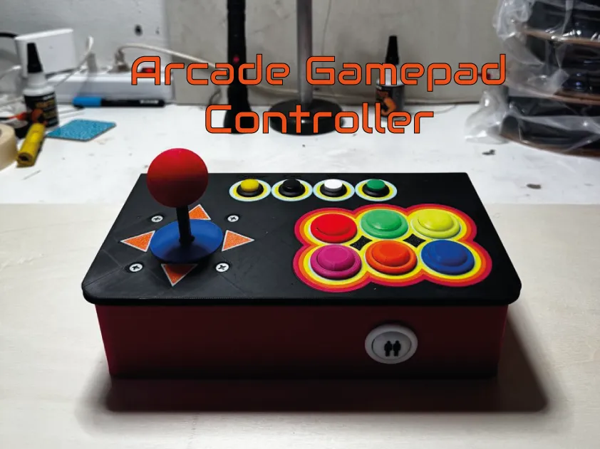 Arcade Gamepad by Calamaro88 MakerWorld: Download Free 3D Models