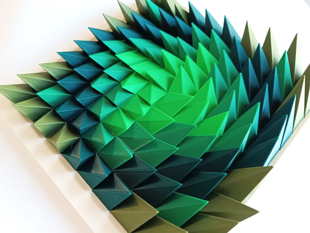 3D Wall Sculpture, The Valley by Valeria Momo & Mattia MakerWorld ...