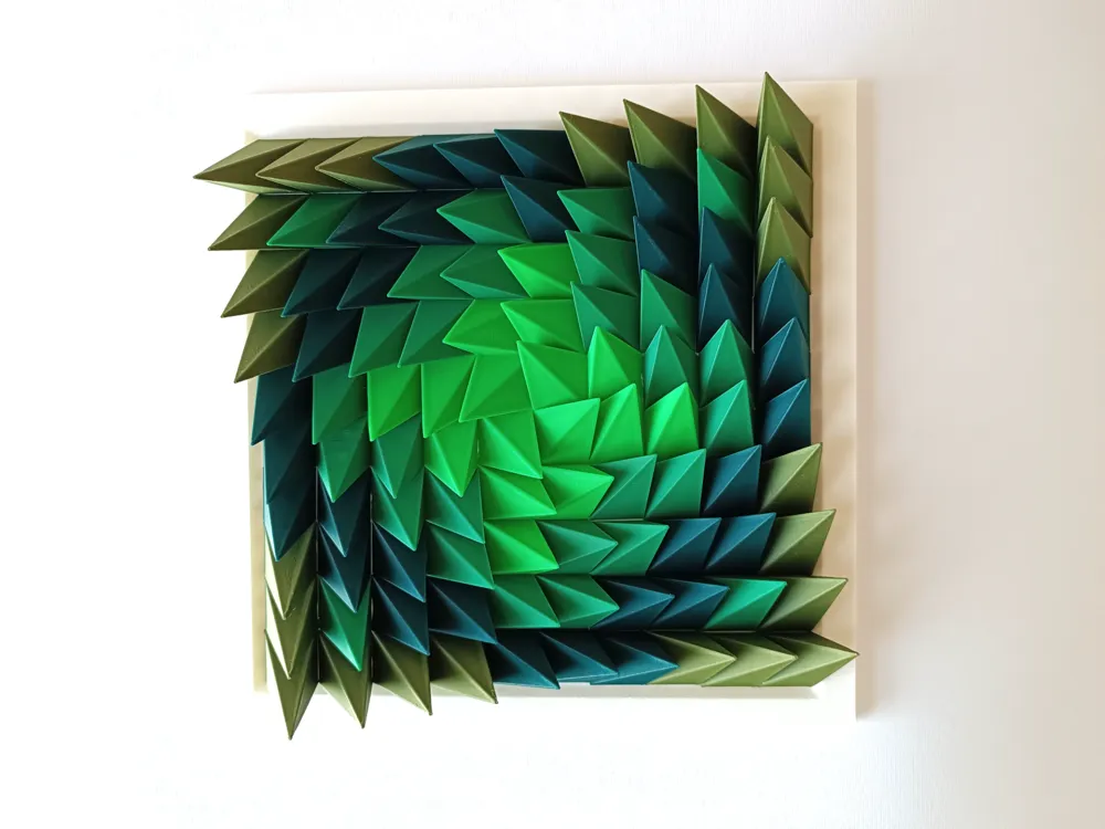 3D Wall Sculpture, The Valley by Valeria Momo & Mattia MakerWorld ...