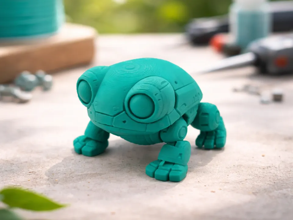 Mecha Frog on Patrol - Free 3D Print Model - MakerWorld