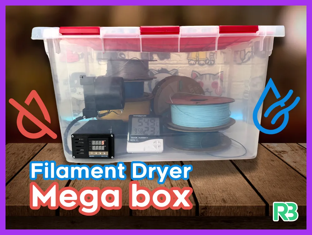 Filament Dryer mega box by Rafa Barajas MakerWorld: Download Free 3D Models
