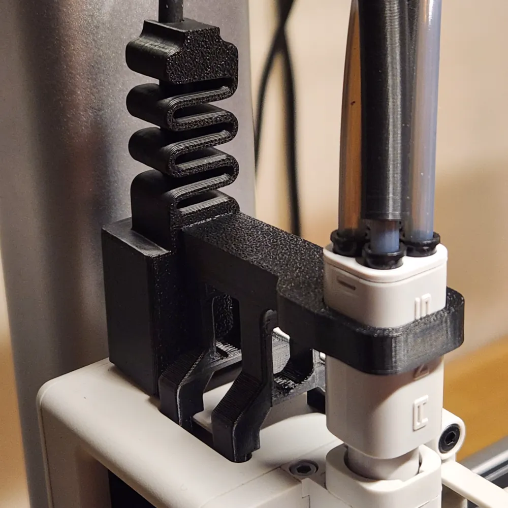 AMS Lite Hub Bracket (no cord clip) Remixed by Rick's Prints - MakerWorld