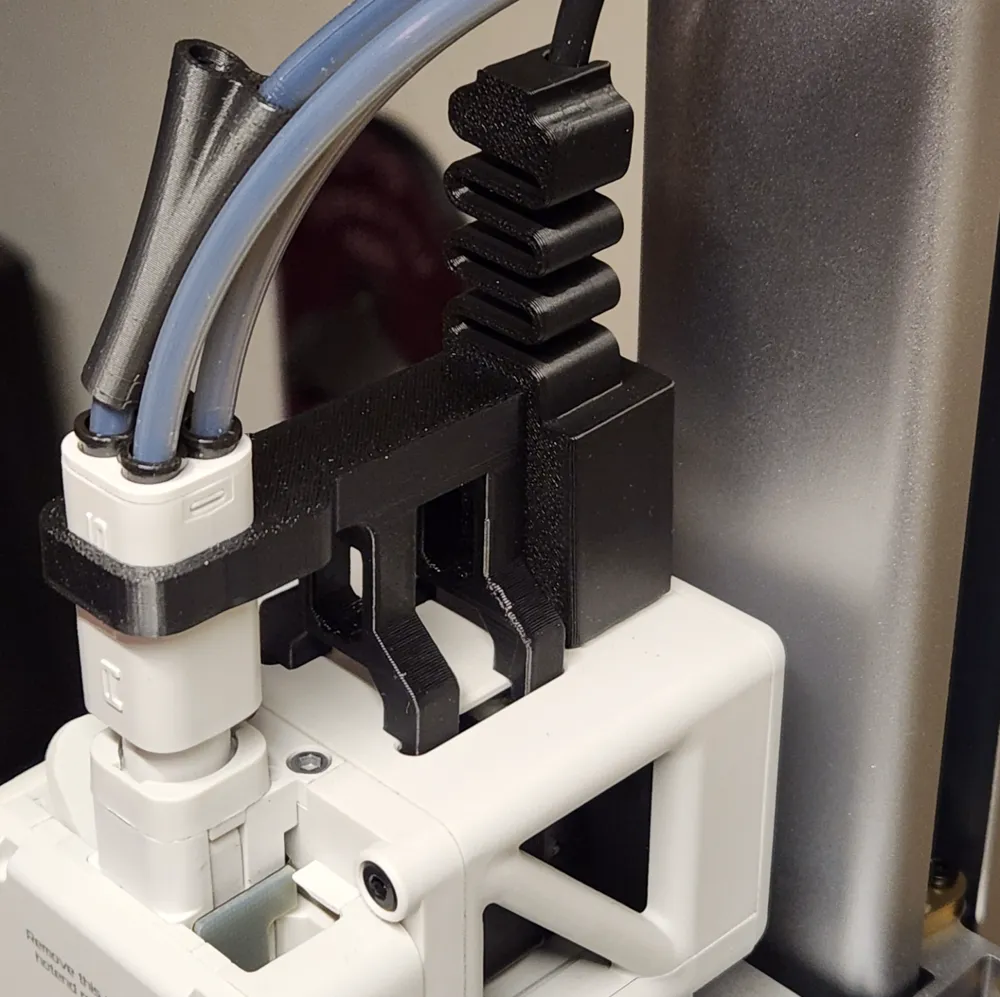 AMS Lite Hub Bracket (no cord clip) Remixed by Rick's PrintsMakerWorld ...