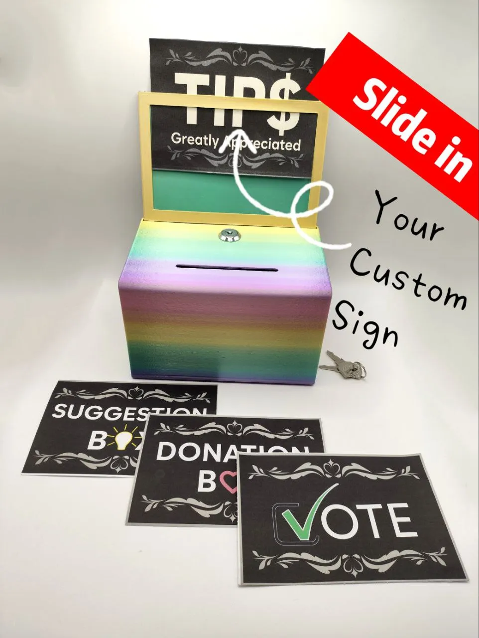 Multipurpose Lockable Box Tips Suggestion Donation by MrWays MakerWorld ...