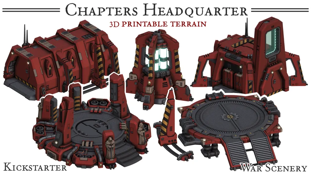 Wargame terrain Armored Plasma Generator - Free 3D Print Model - MakerWorld