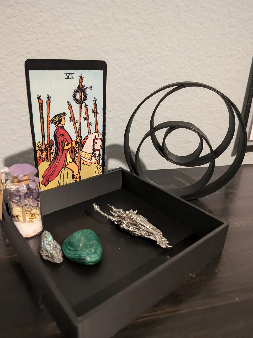 Tarot Card Display & Ritual Tray - Witchy Altar by melverusMakerWorld ...
