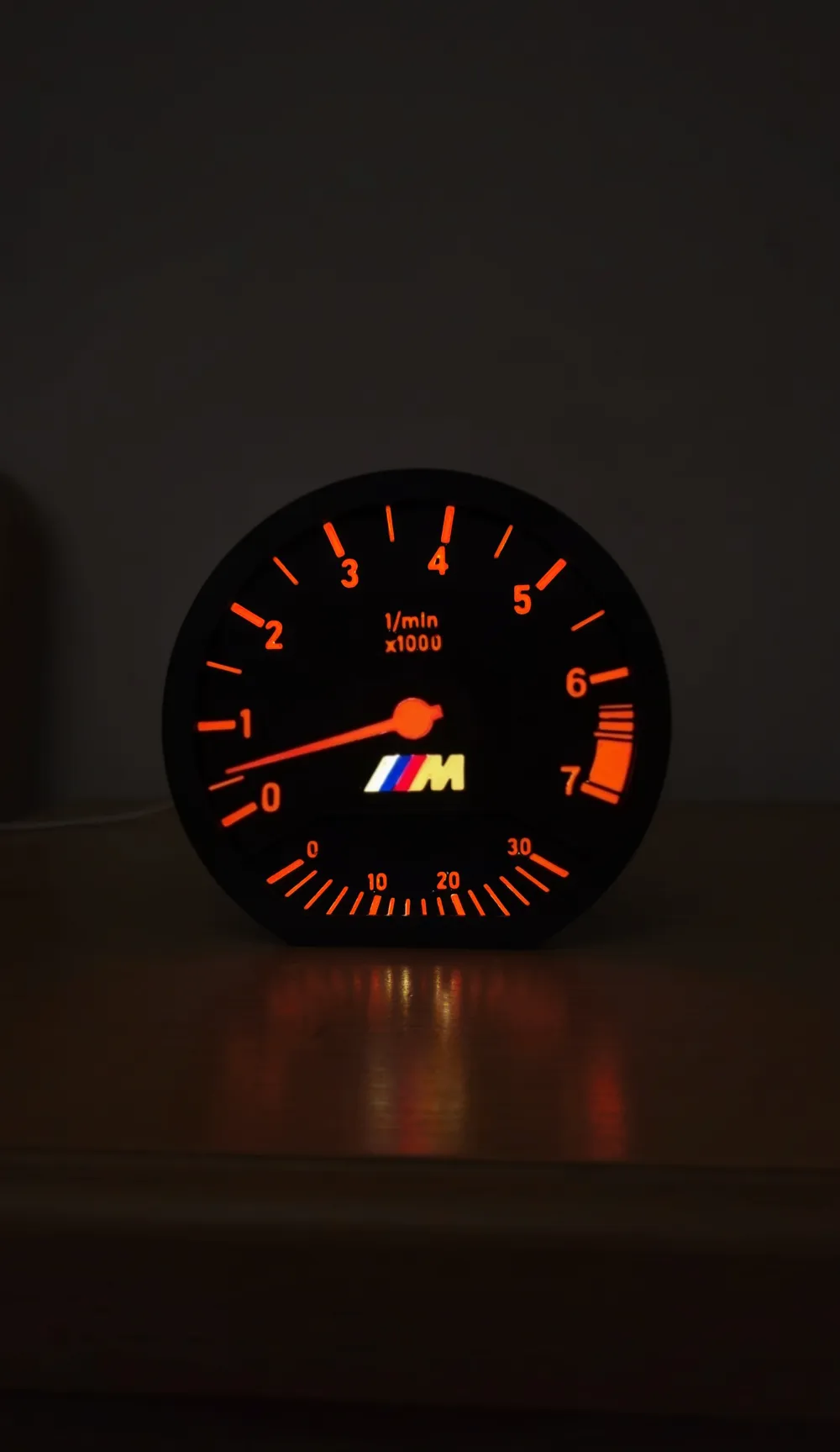 BMW Classic Tachometer RPM Night Light - Free 3D Print Model - MakerWorld