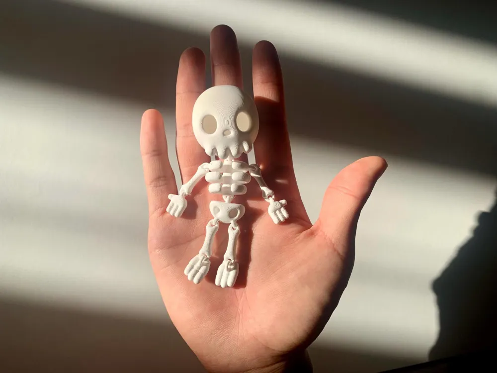 Cute Skeleton Articulated Flexi - Free 3D Print Model - MakerWorld