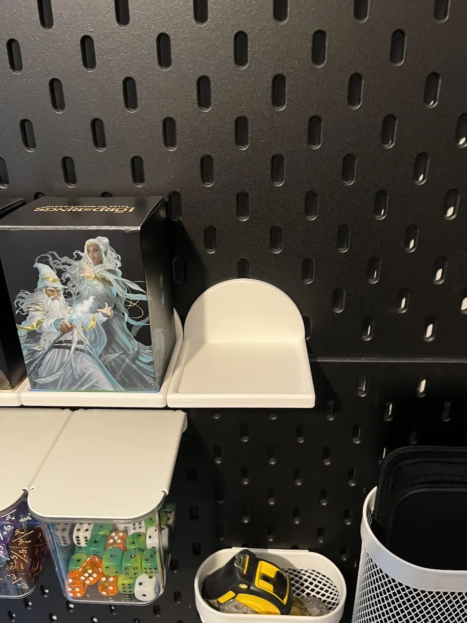MTG Deck box holder/Shelf for Ikea Skadis Pegboard by Josh3D - MakerWorld