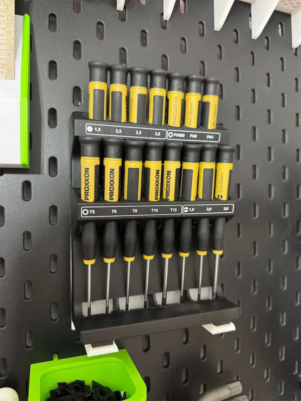 Proxxon Screwdriver Holder for IKEA Skadis - Free 3D Print Model ...