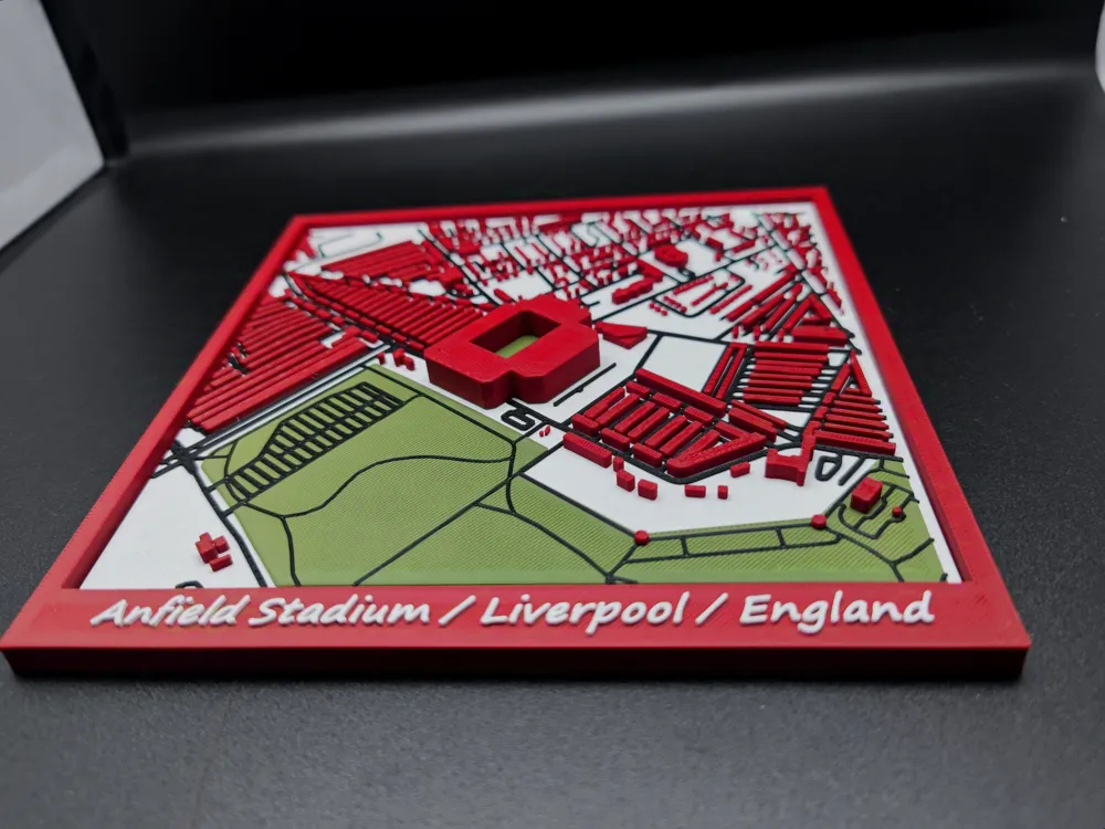 Anfield Stadium FC Liverpool 3D Miniaturmodell by sh85 ...