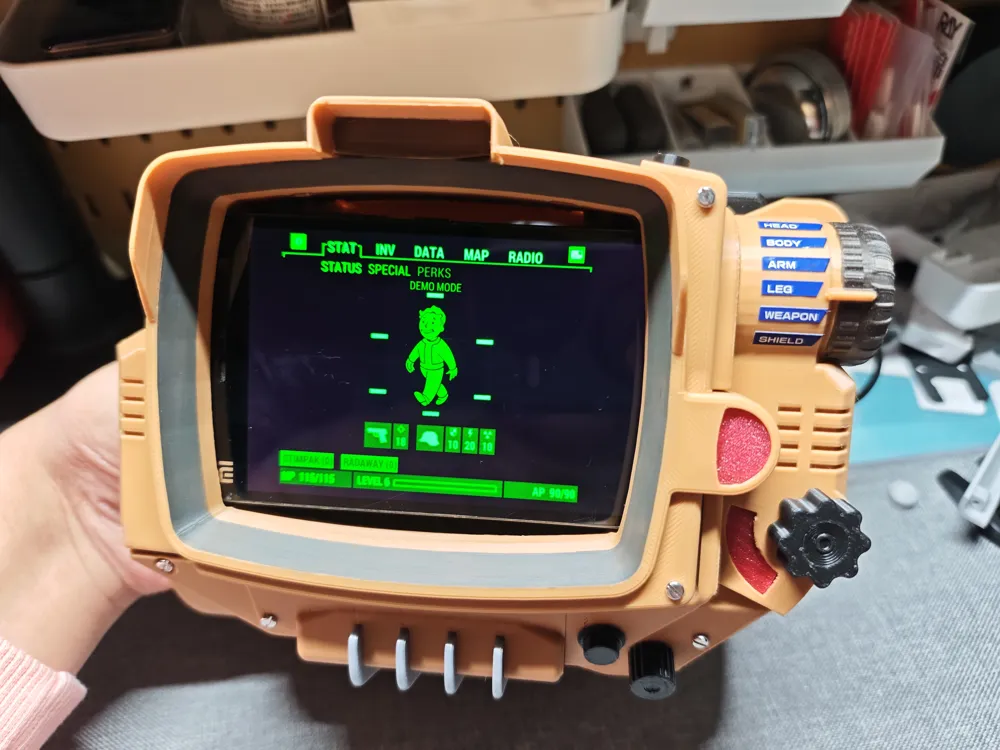 Fallout PIP-Boy fallout pip-boy pipboy 3000-markⅣ - Free 3D Print Model ...