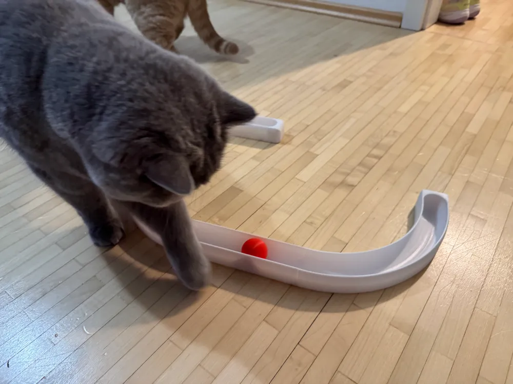 Cat Toy Ball Track (Fully modular) by 3D Luffy - MakerWorld