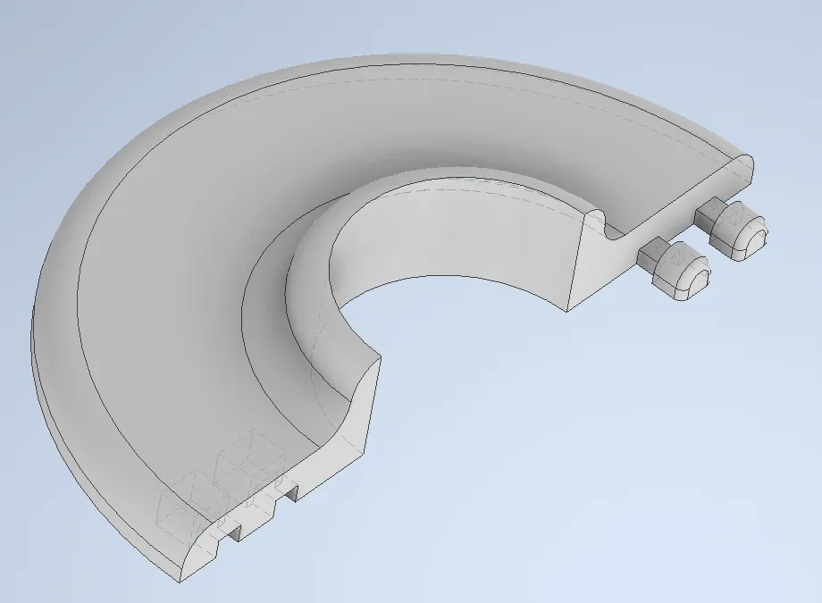 Two-part rosette cover for 16mm heating pipe by ChrisK_929 MakerWorld ...