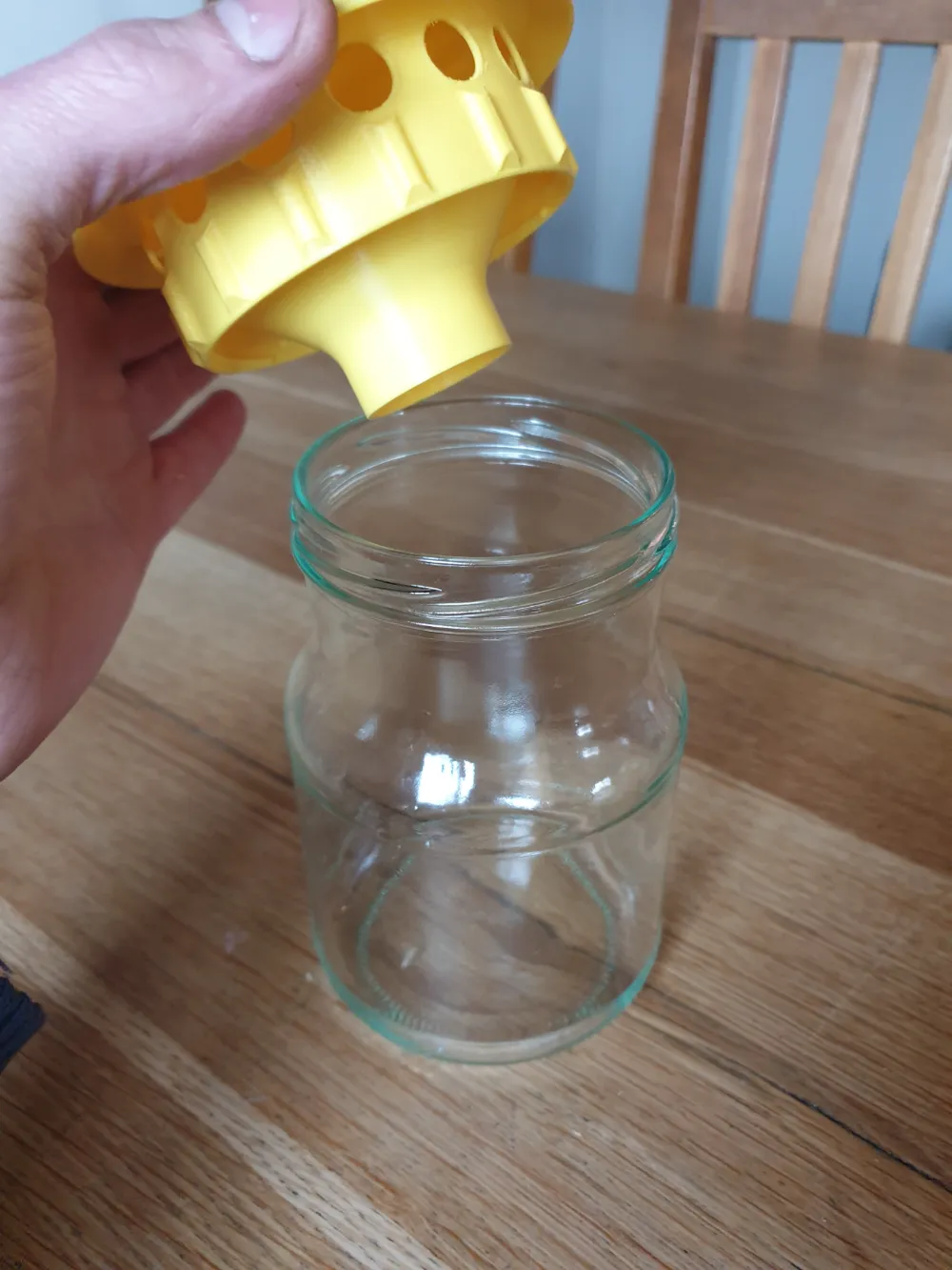 Wasp Trap Jar lid (without support) by The_knall MakerWorld: Download ...