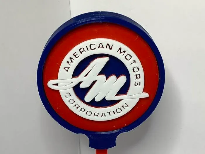 American Motors Logo Sign Display - Free 3D Print Model - MakerWorld