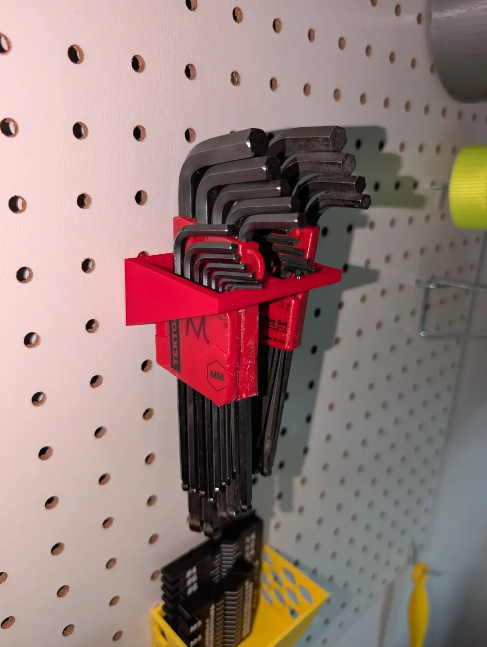 Peg Board Allen Key Set Holder by jewzaam - MakerWorld