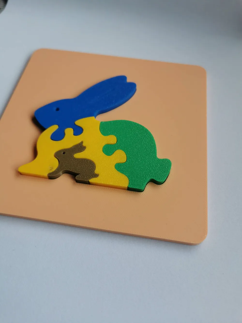 Rabbit Puzzle for Kids | Educational Puzzle by FM3DPrints - MakerWorld