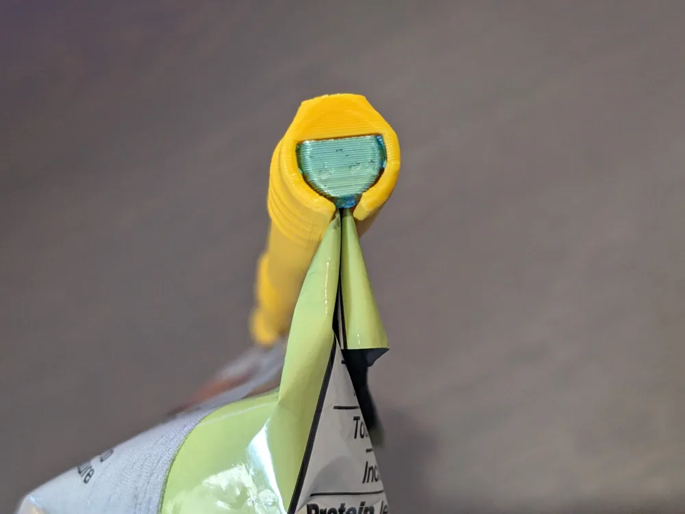 Slide-on Chip Bag Clips - Free 3D Print Model - MakerWorld