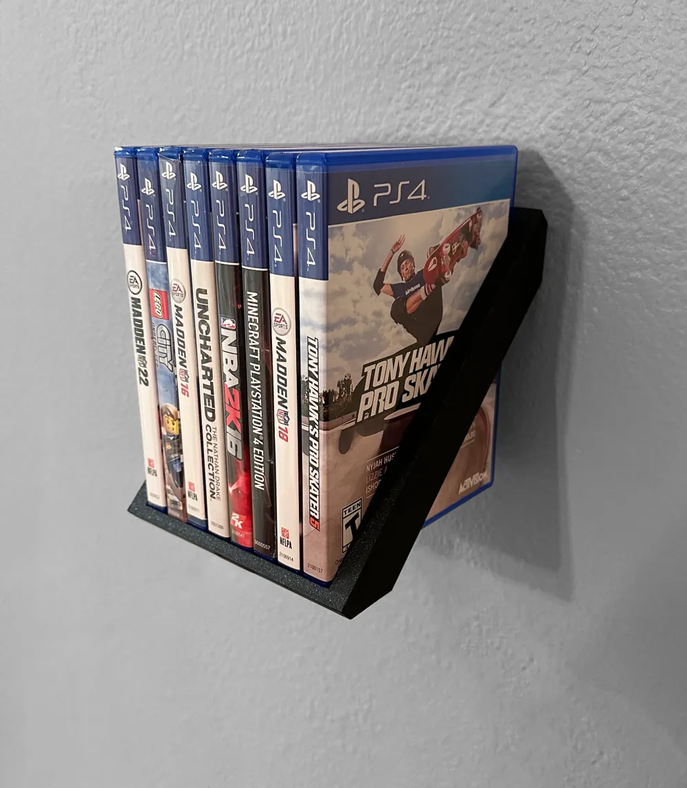 Multi-Functional DVD/GAME Case Bracket by dfreshkremer - MakerWorld