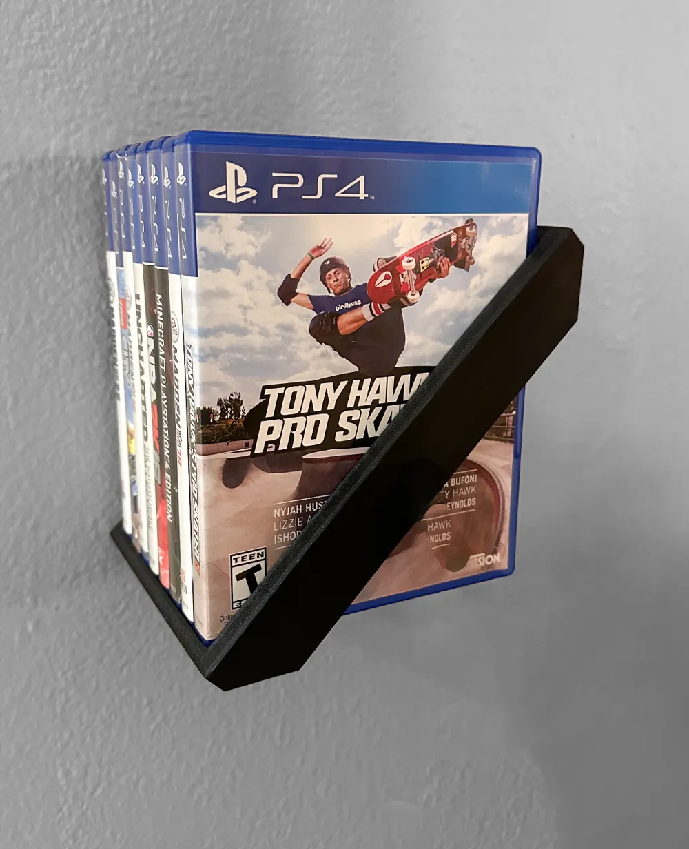Multi-Functional DVD/GAME Case Bracket by dfreshkremer - MakerWorld